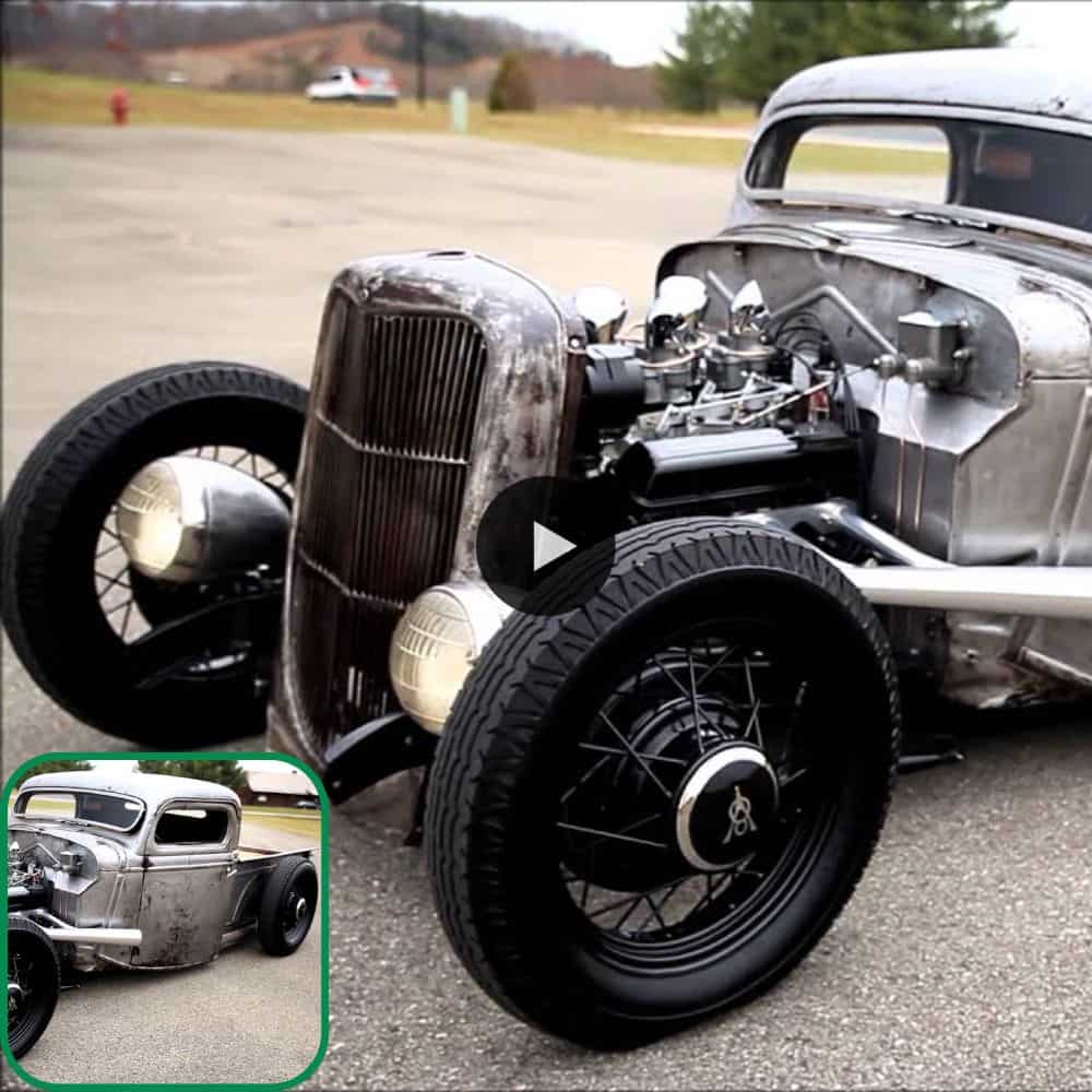 Unearth the Untamed Beauty: 1935 Chevy Pickup Trucks in Bare Metal Glory!