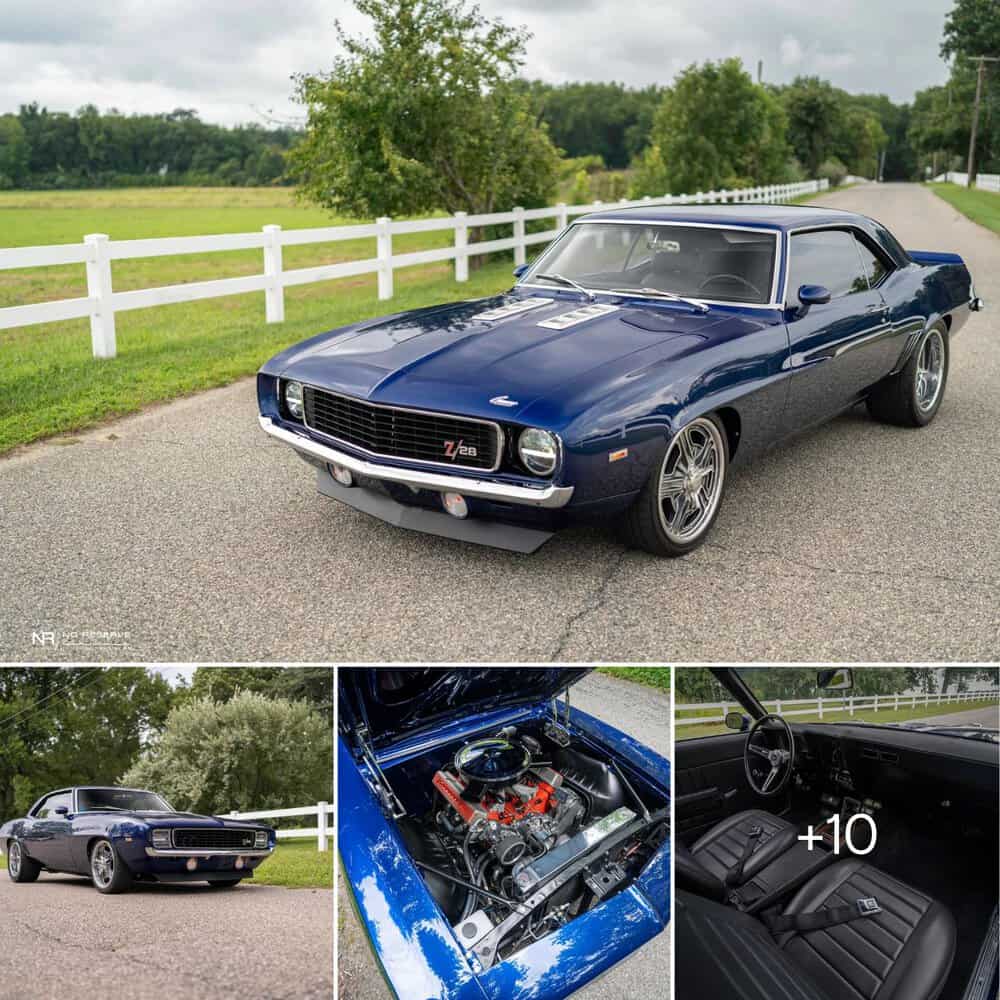 Unveiling the Marvel: 1969 Blue Camaro Z28 Pro-Touring Restomod