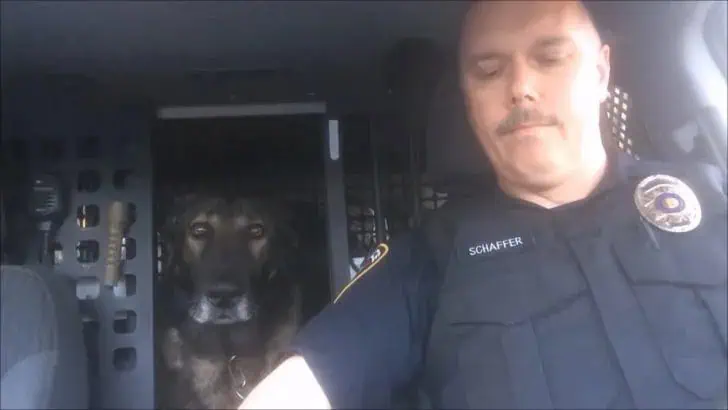 K-9 Officer Faust Honored With Final Radio Call After 8 Years of Service