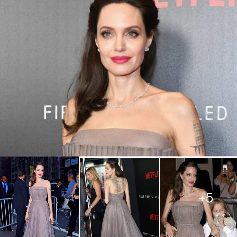 Angelina Jolie Stuns in Dior: A Vision of Elegance and Grace